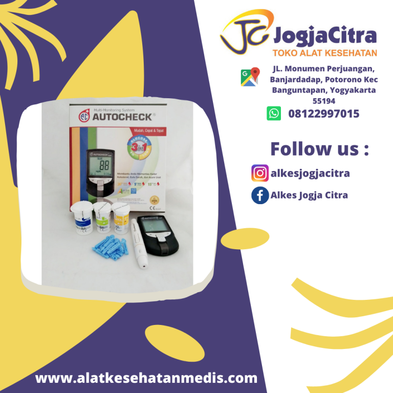Alat Cek Darah AUTOCHECK 3 IN 1 | Alat Kesehatan Medis